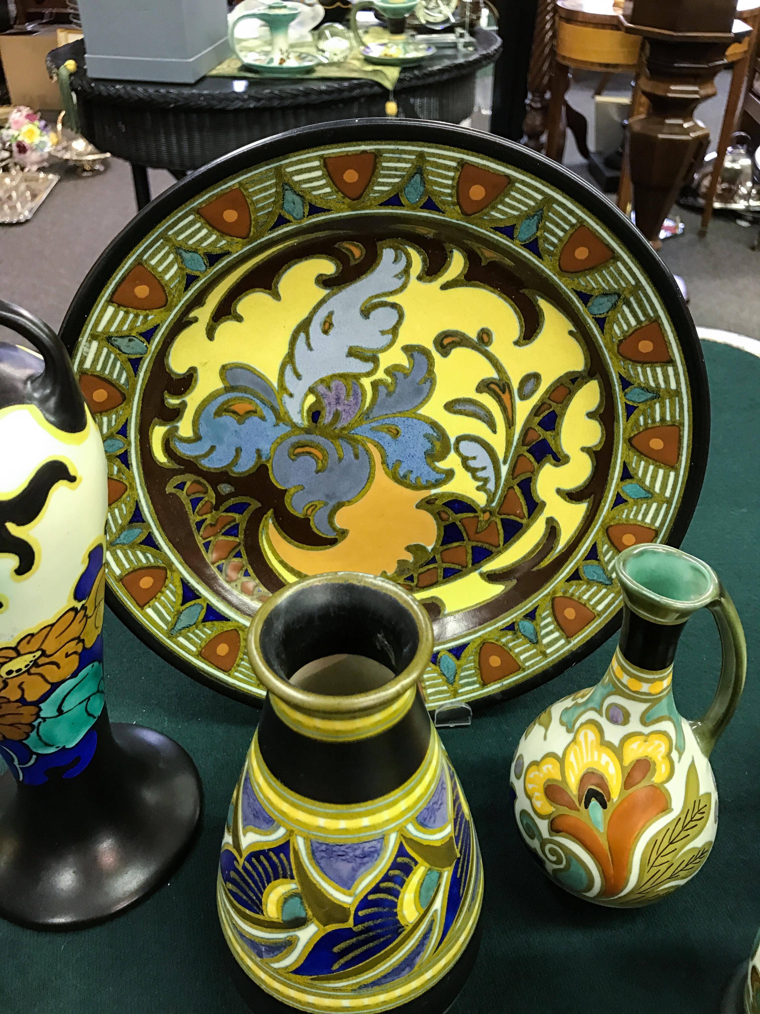 18-Piece Collection of Signed Gouda Pottery For Sale at 1stDibs | gouda ...