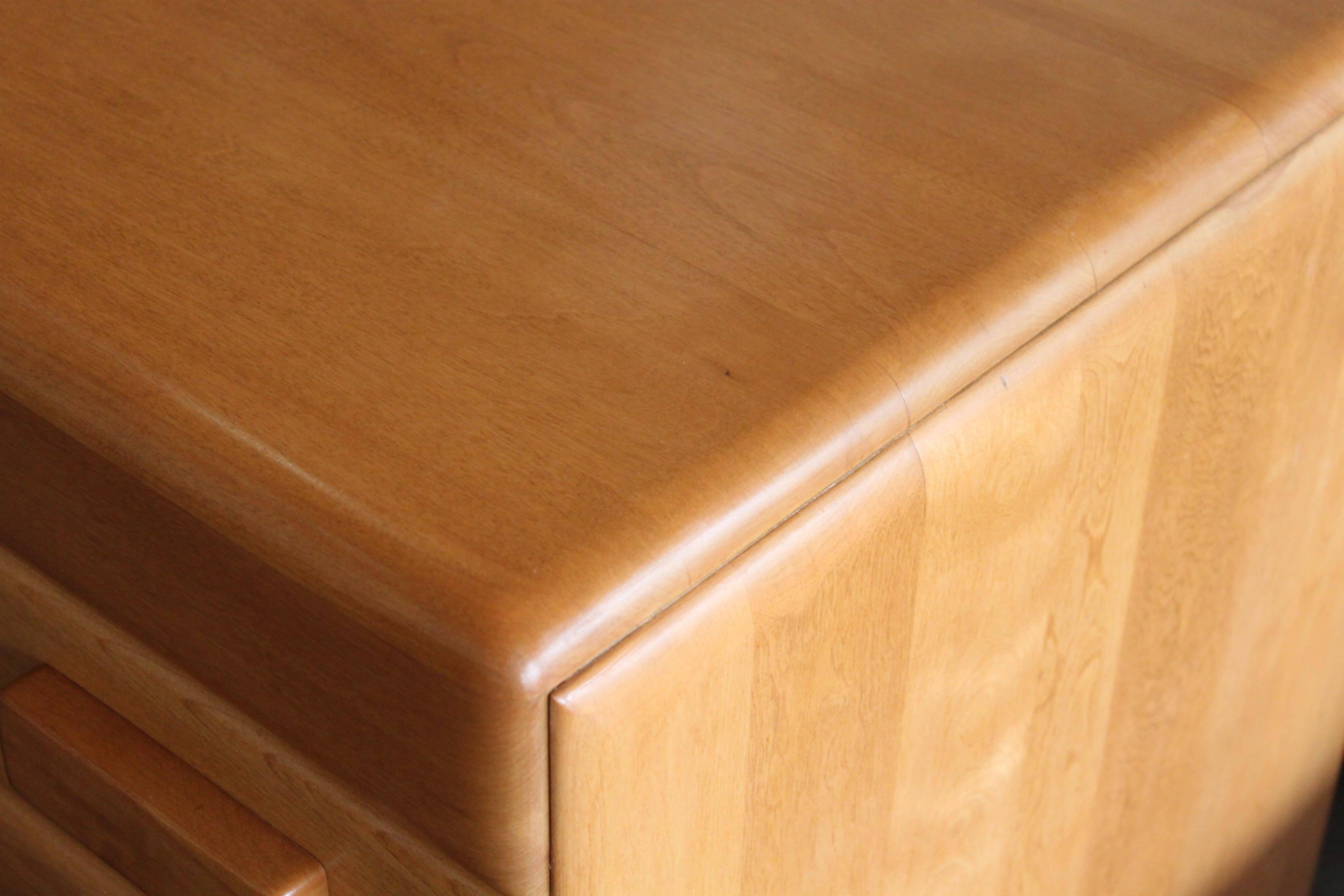 Solid Birch Desk by Russel Wright For Sale at 1stDibs