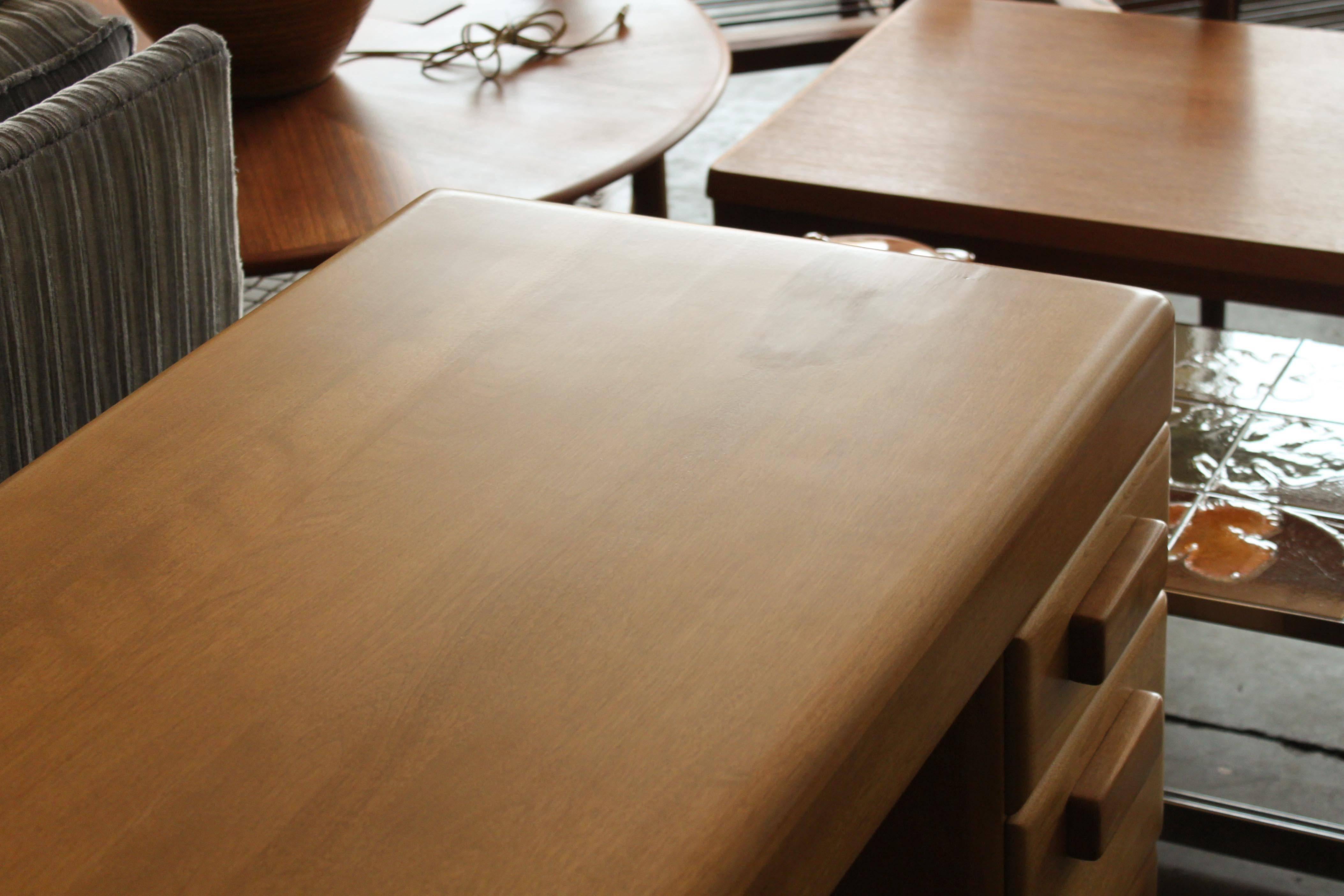 Solid Birch Desk by Russel Wright For Sale at 1stDibs