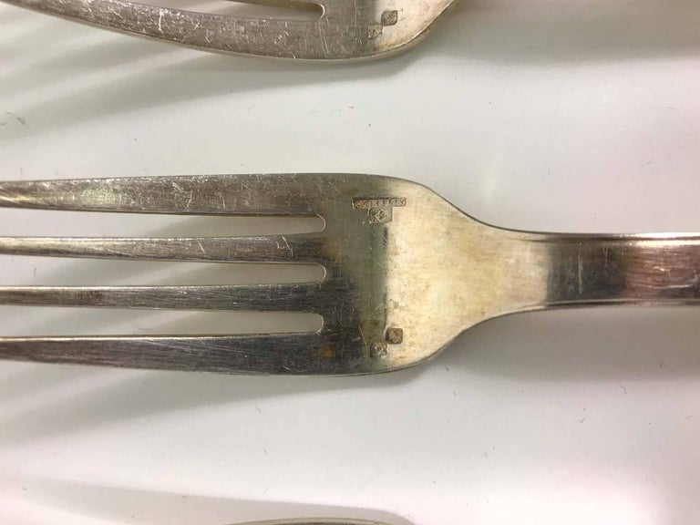 Christofle Silver Plate Flatware, 17 Pieces at 1stDibs