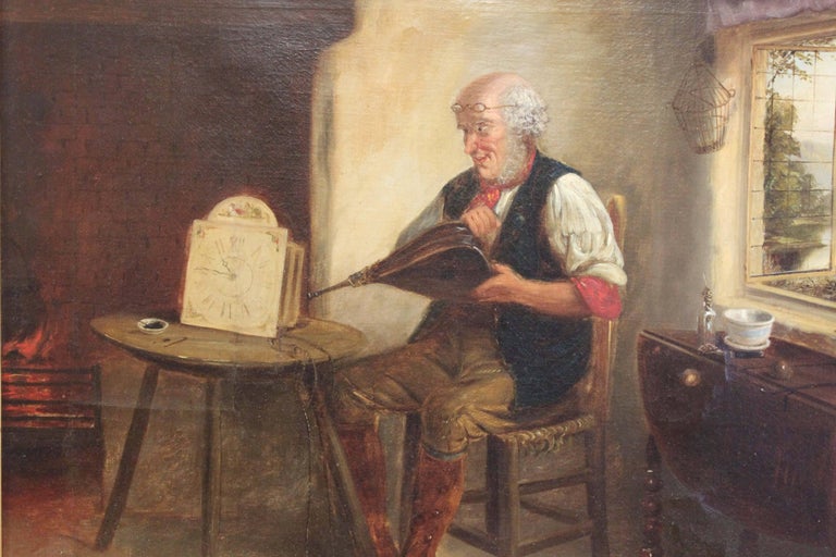 Old Clockmaker by G.J. Barnes For Sale at 1stDibs