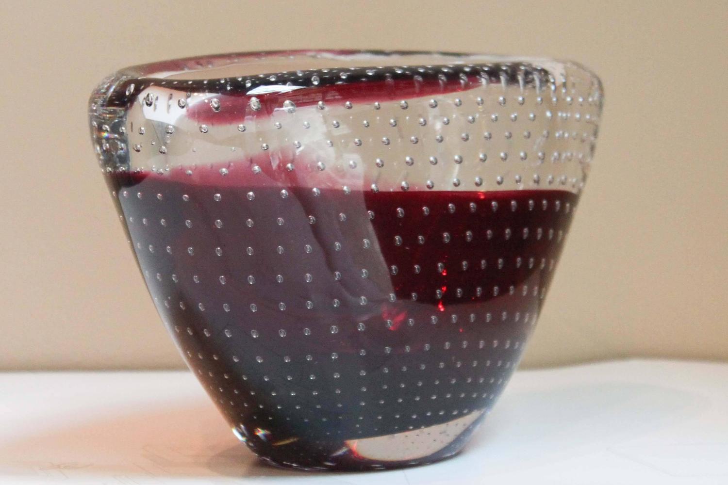 Kosta Boda Controlled Bubble Vase For Sale at 1stdibs