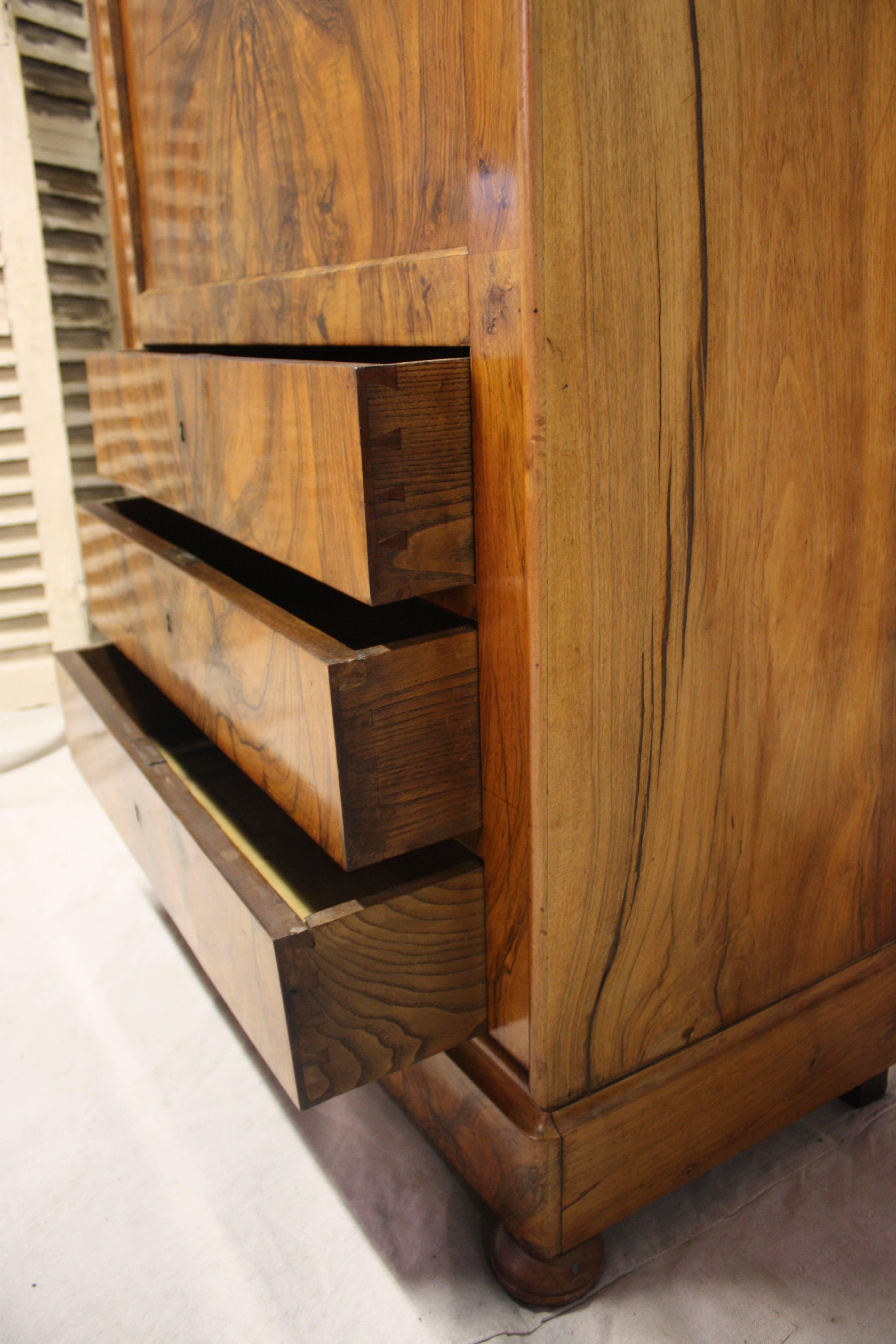 Beautiful French Louis Philippe Secretaire at 1stDibs