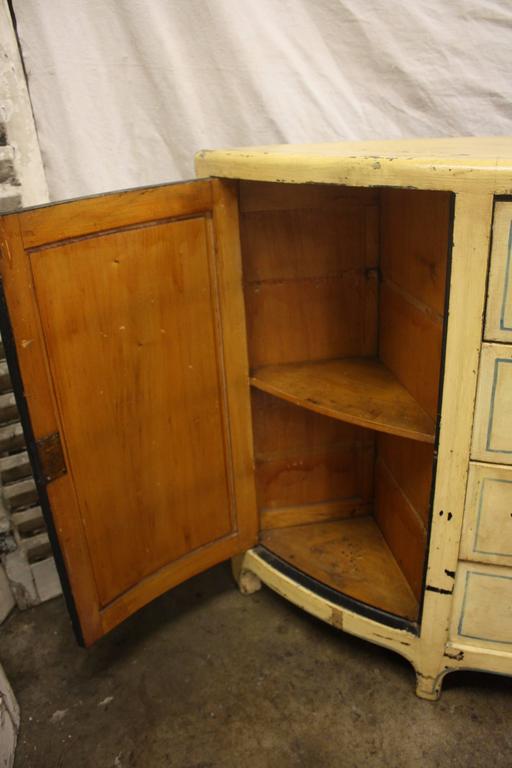 Charming Early 20th Century Half-Moon Chest For Sale at 1stDibs