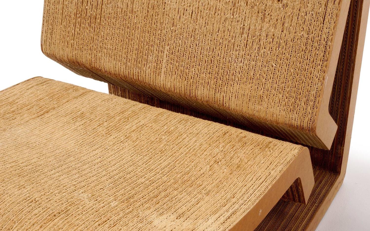 Rare Original Frank Gehry, Easy Edges, Cardboard Contour Chairs at 1stdibs