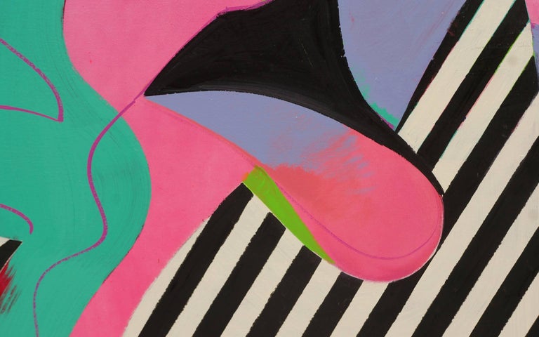 Lester Goldman Painting, Untitled, Oil on Canvas For Sale at 1stDibs