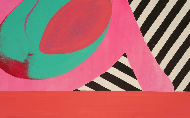 Lester Goldman Painting, Untitled, Oil on Canvas For Sale at 1stDibs
