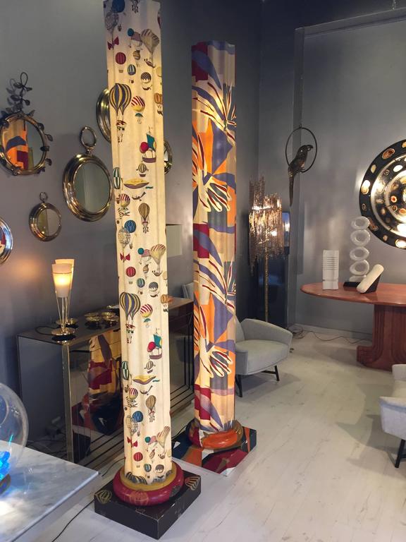 1960s Large Fiber Columns By Matisse at 1stDibs