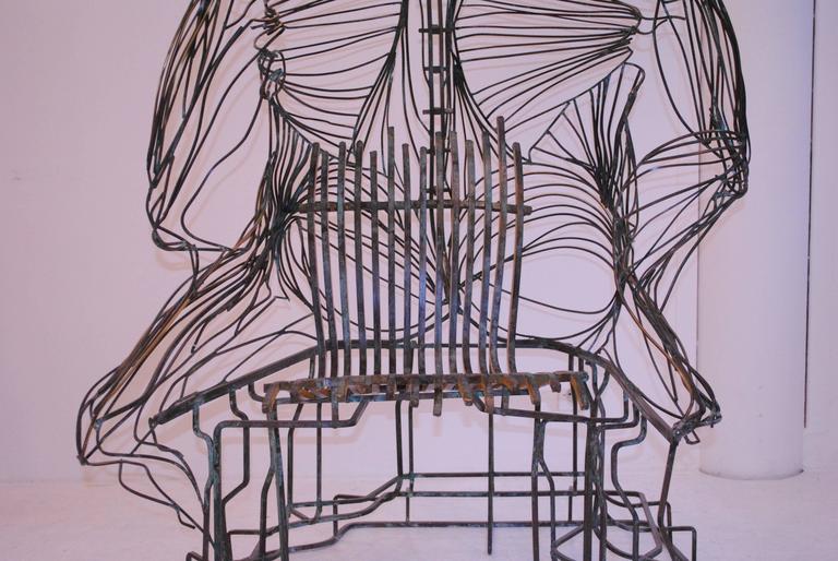'Chaise Humaine' Unique Artwork Chair by Romain de Souza, France, 2004 ...