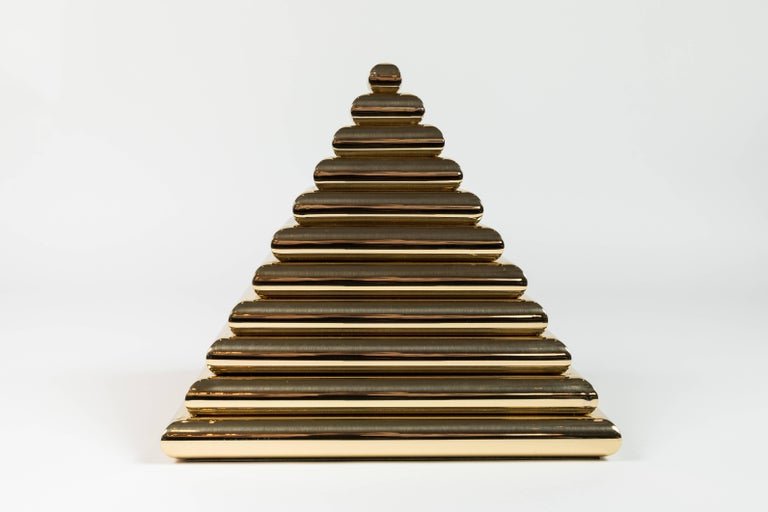 Vintage Brass Pyramid Box at 1stDibs | pyramid vintage, vintage brass box