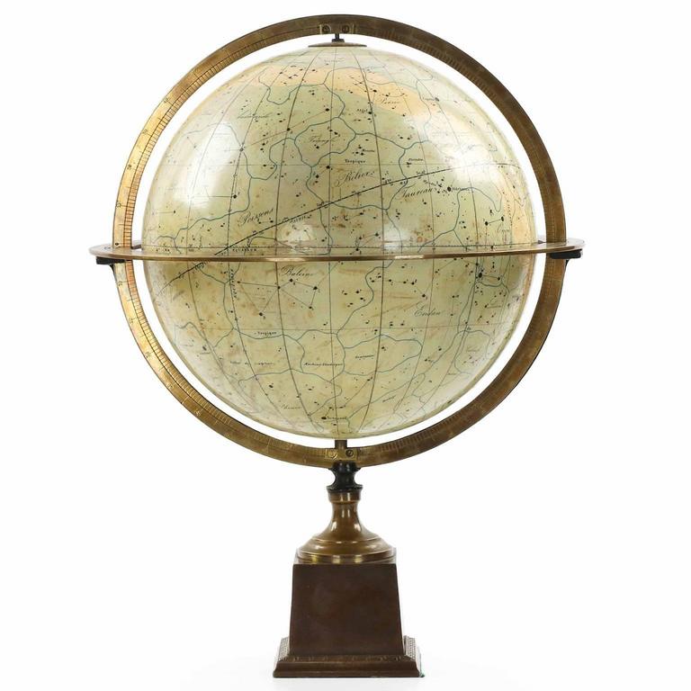 Fine Antique French Celestial Table Globe by Charles Dien, 19th Century ...
