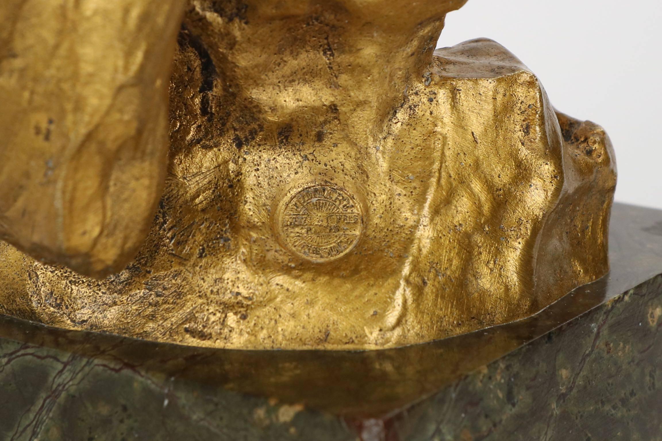 Art Deco "Vulture" Bronze Sculpture by Maurice Prost at 1stDibs ...