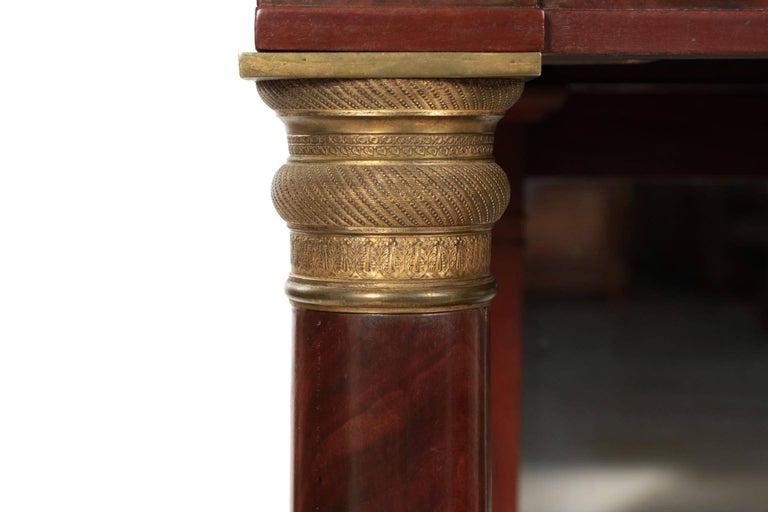 19th Century American Classical Style Antique Mahogany Mirrored Pier ...