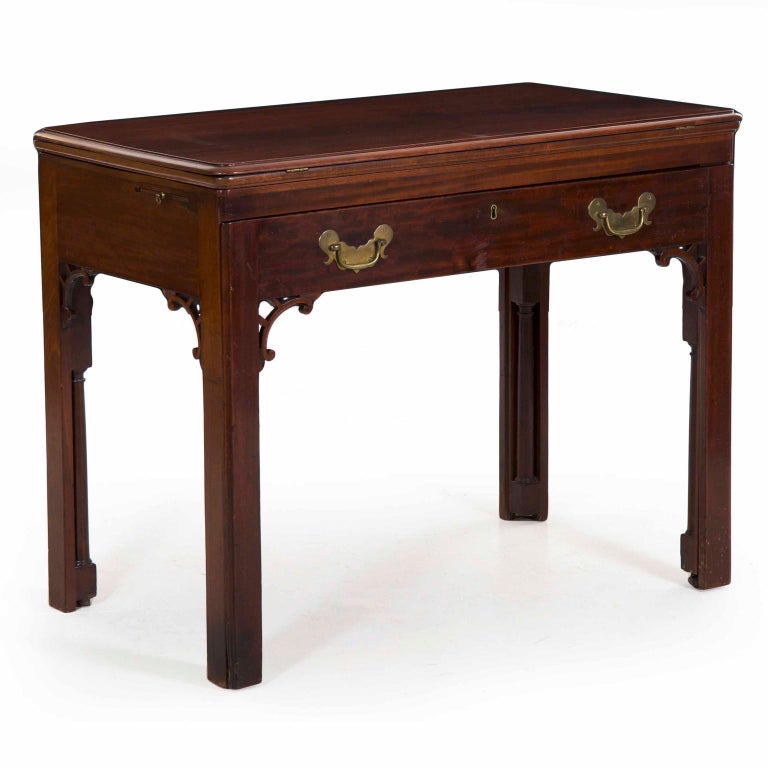 George III Style Mahogany Architect’s Drafting Table Desk, England ...