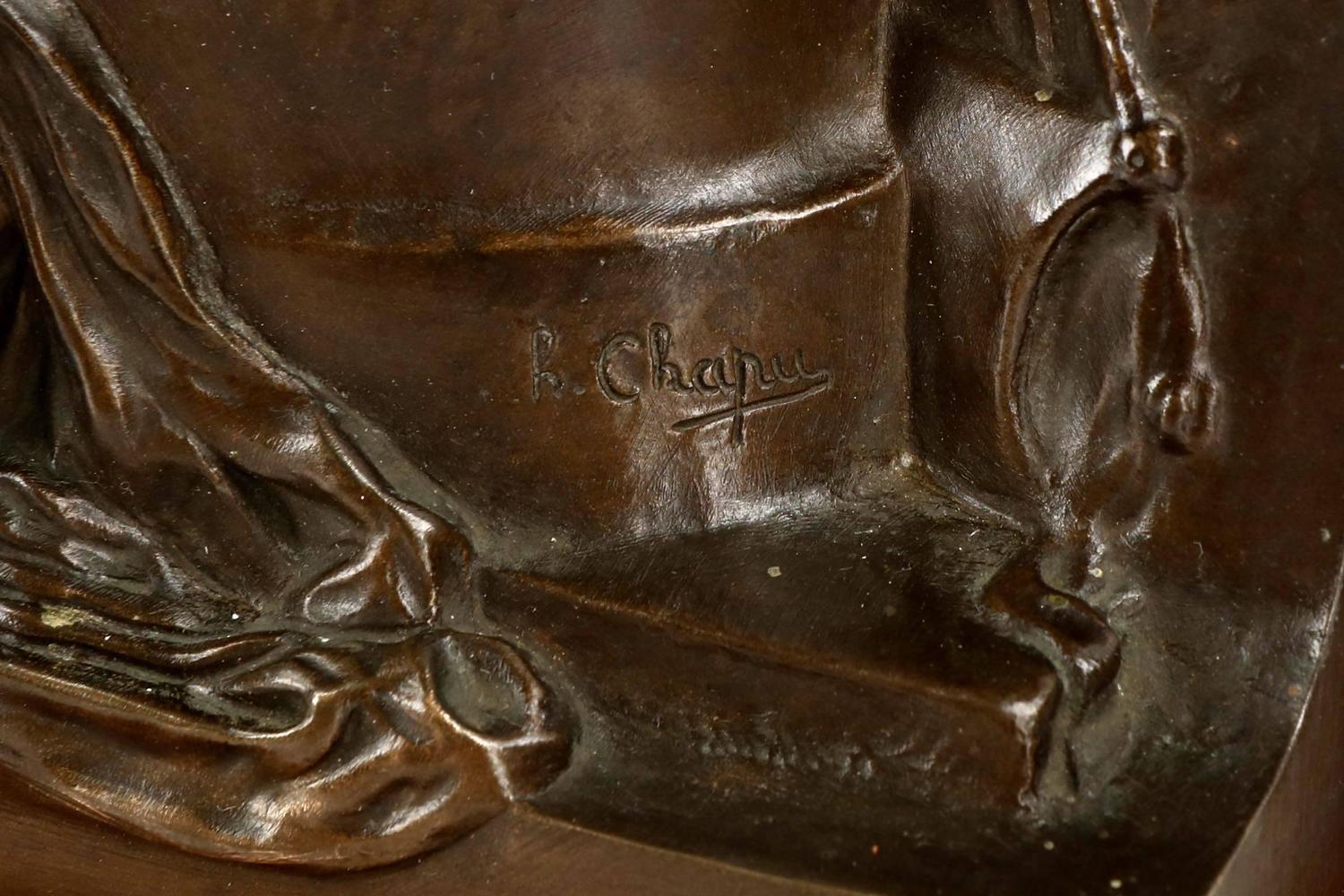 Henri Chapu French Bronze Sculpture, "Allegory of Truth", Thiebaut ...