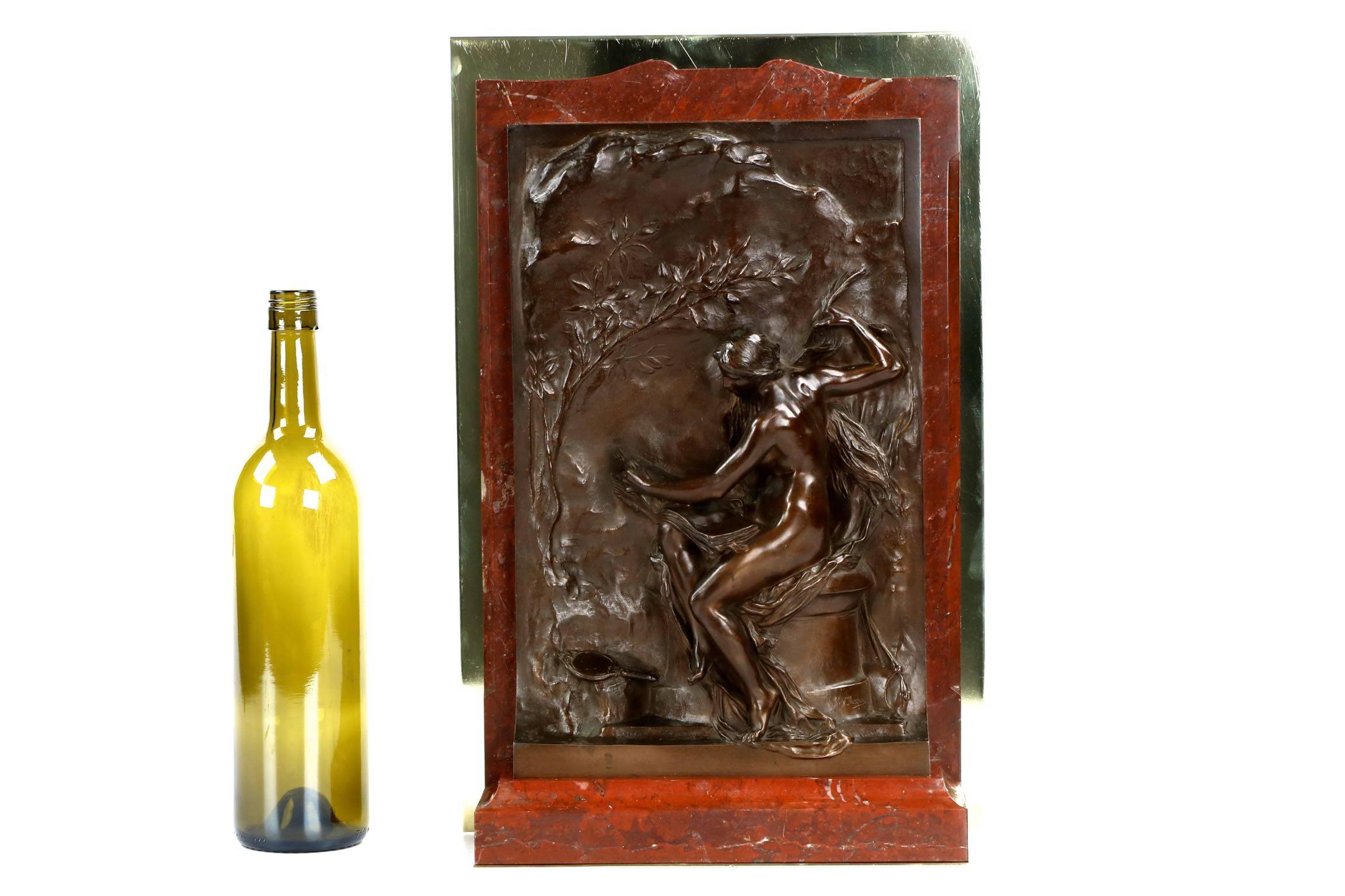 Henri Chapu French Bronze Sculpture, "Allegory of Truth", Thiebaut ...