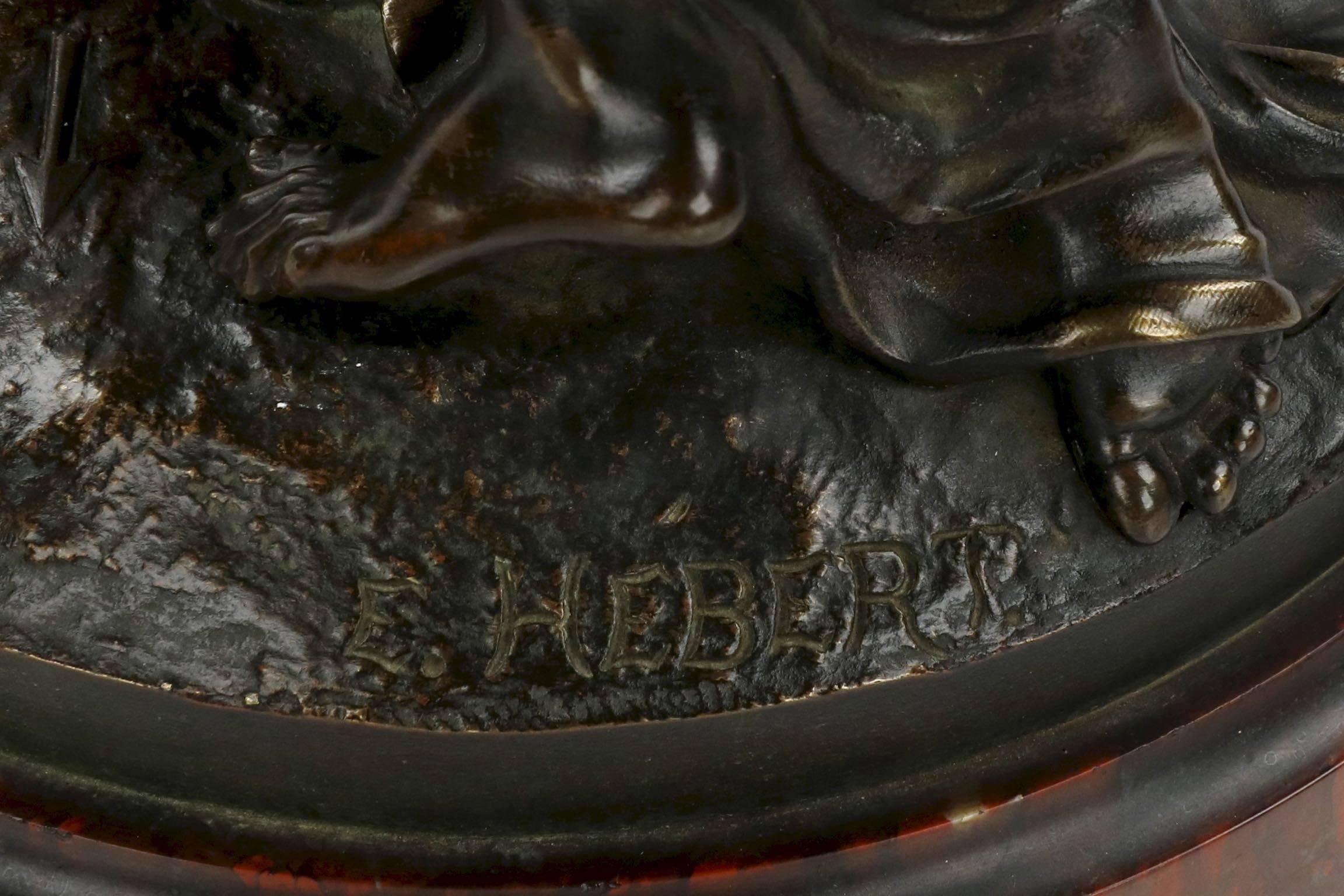 Pierre Eugene Emile Hebert French Bronze Sculpture "Hide and Seek ...