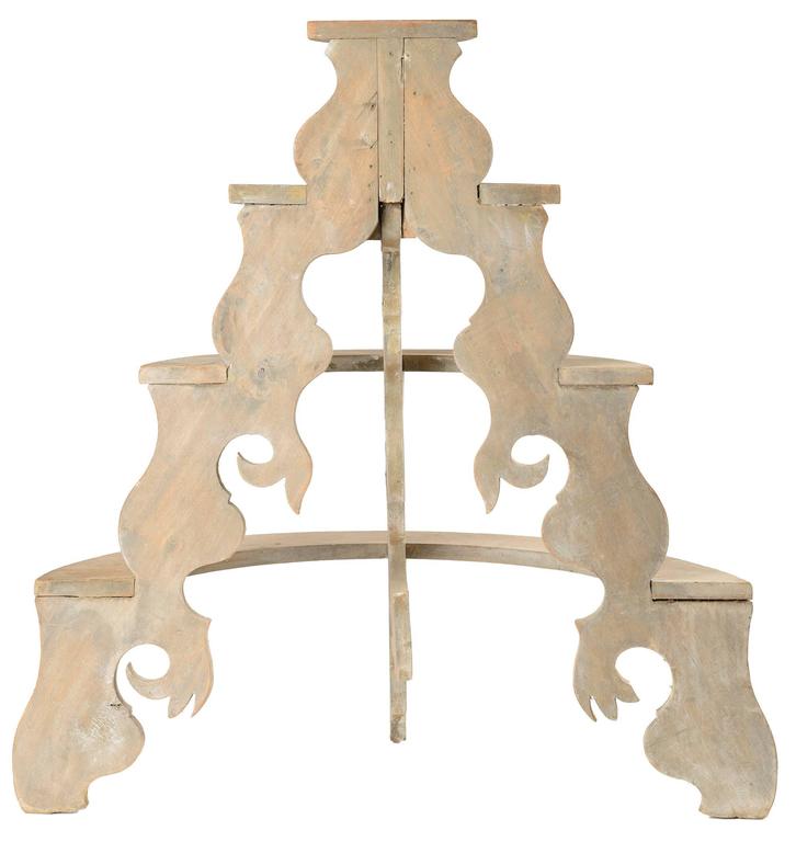 Whimsical Wood Three Tier Stand for Plants or Collectibles at 1stDibs ...