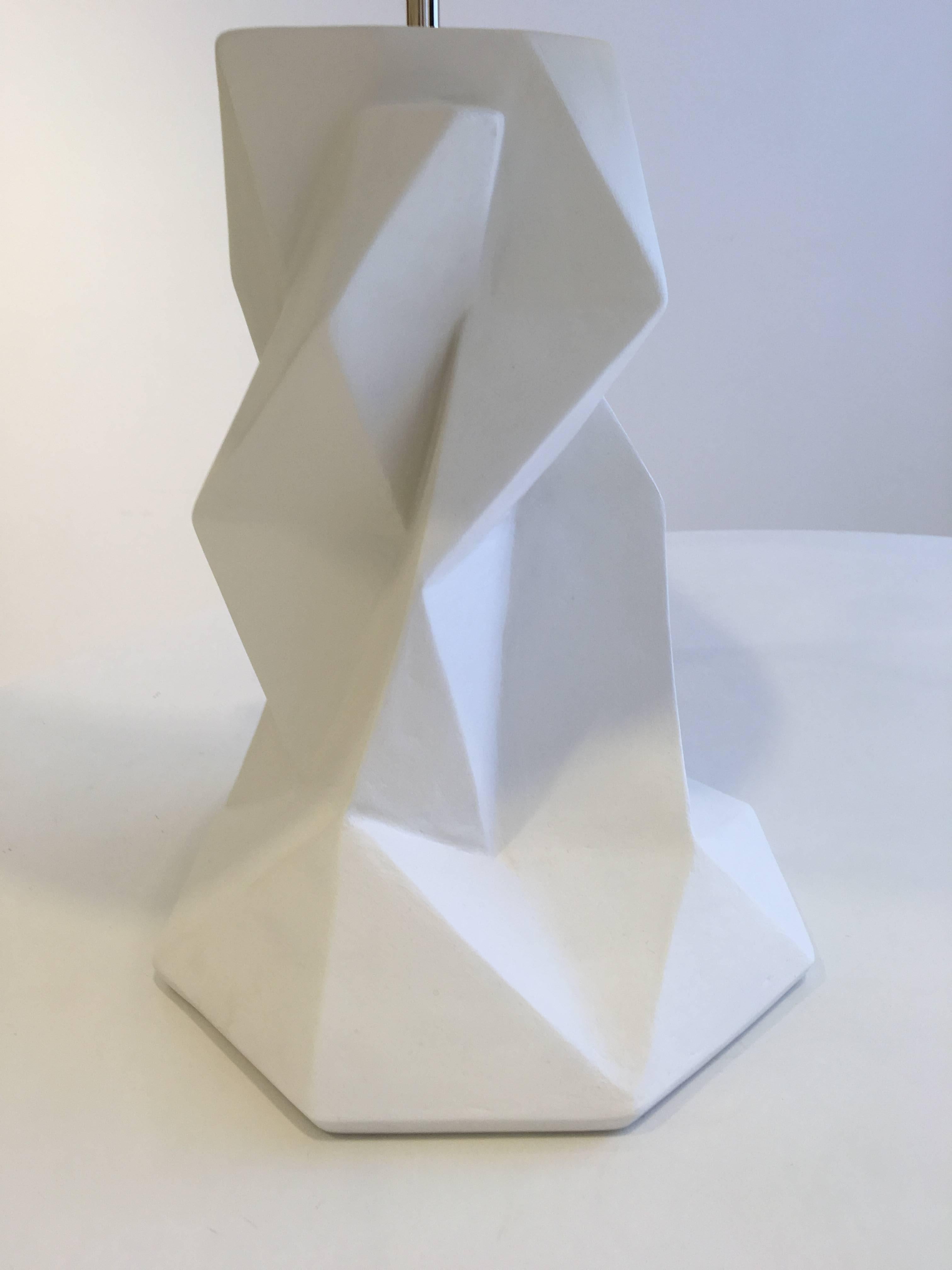 "Blackboro" Cubist Plaster Lamps For Sale at 1stDibs | stephen antonson ...