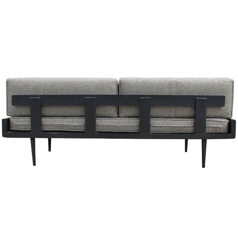 Sleek Armless Danish Style Sofa or Daybed at 1stDibs