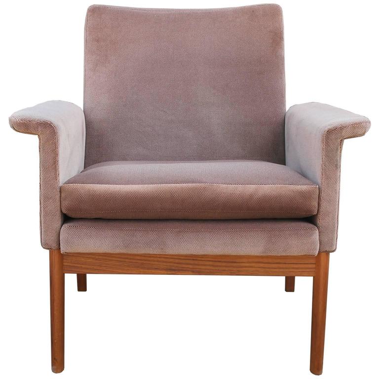 Vintage Modern Lounge Chair by France and Daverkosen in Pale Mauve ...