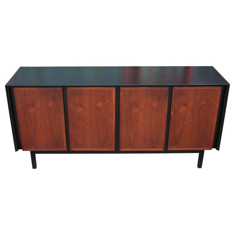 Mid Century Modern Two Tone Sideboard or Cabinet by Dillingham with ...