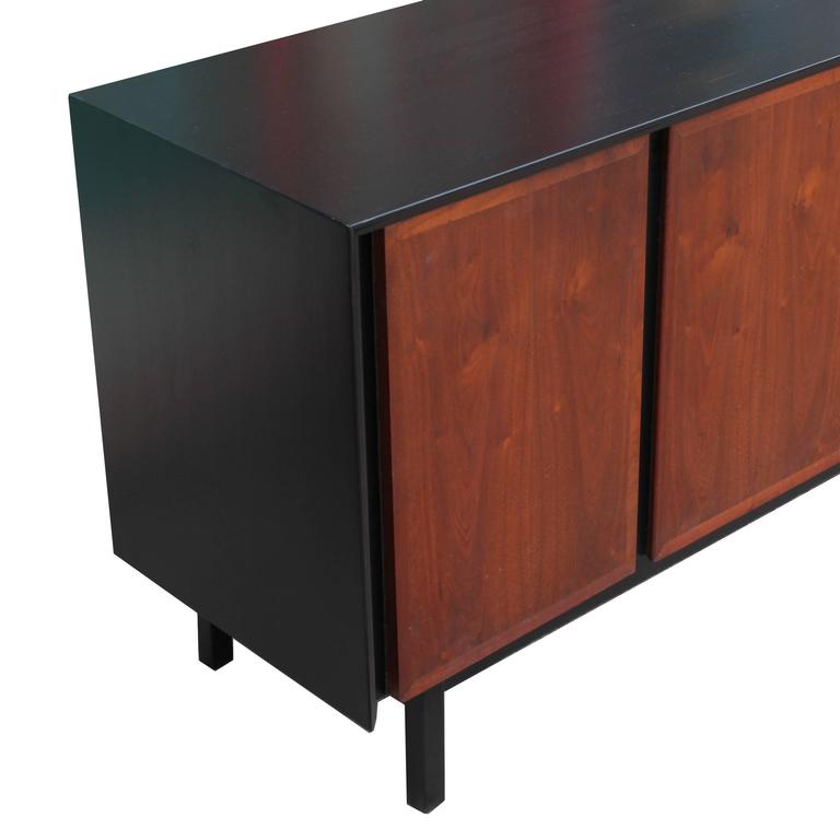 Mid Century Modern Two Tone Sideboard or Cabinet by Dillingham with ...