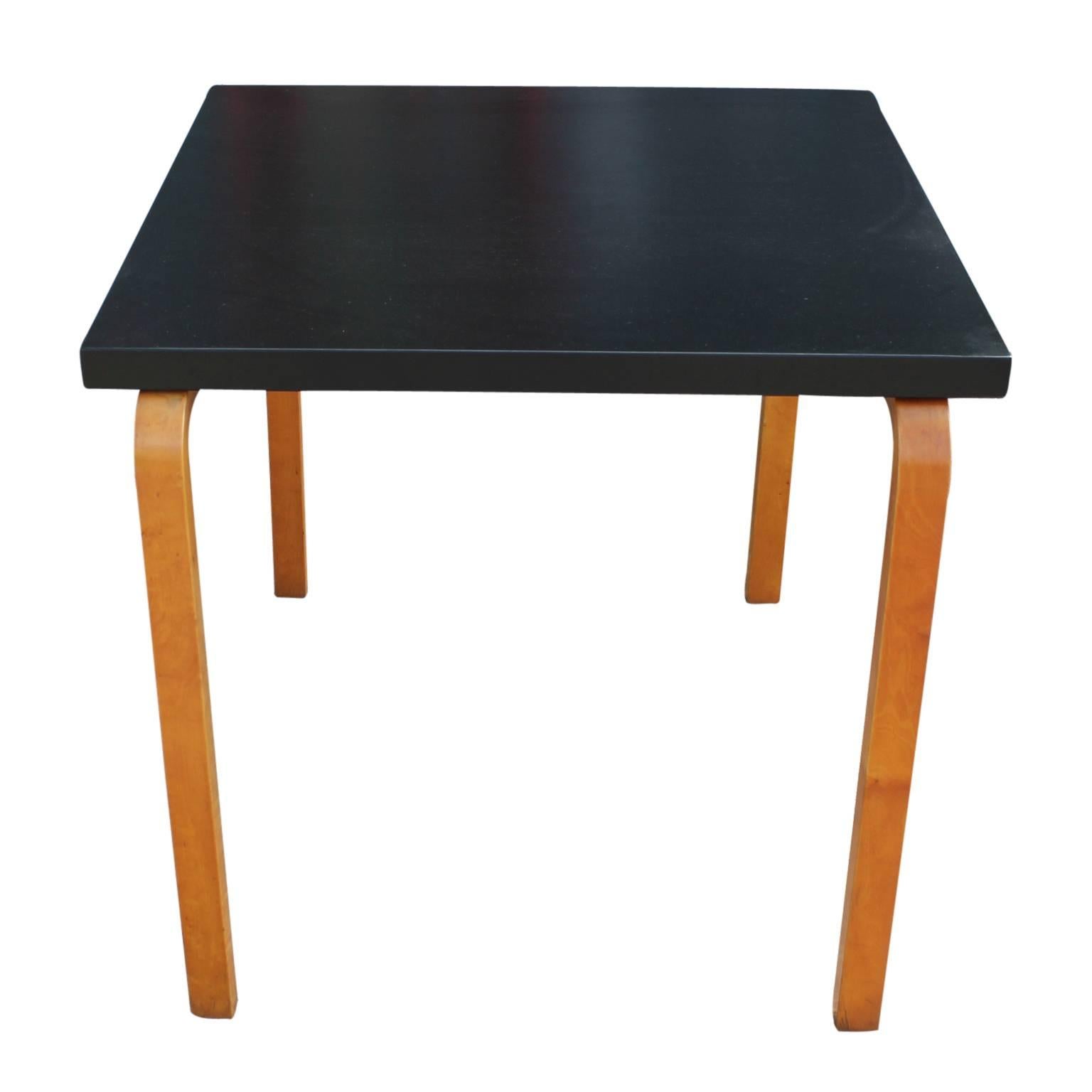 Modern Alvar Aalto Two-Toned Square Game Table at 1stDibs | modern ...