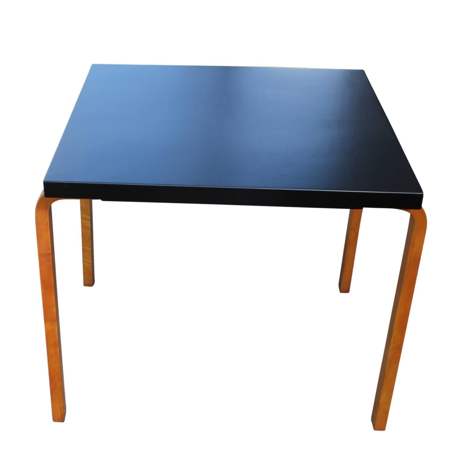 Modern Alvar Aalto Two-Toned Square Game Table at 1stDibs | modern ...