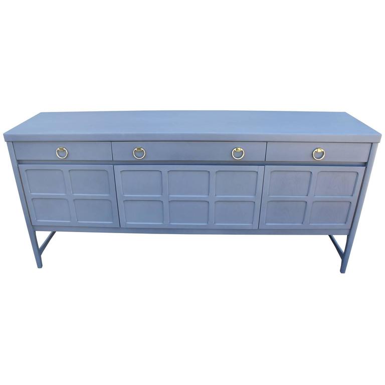French Blue Grey Sideboard with Brass Hardware at 1stDibs | french blue ...