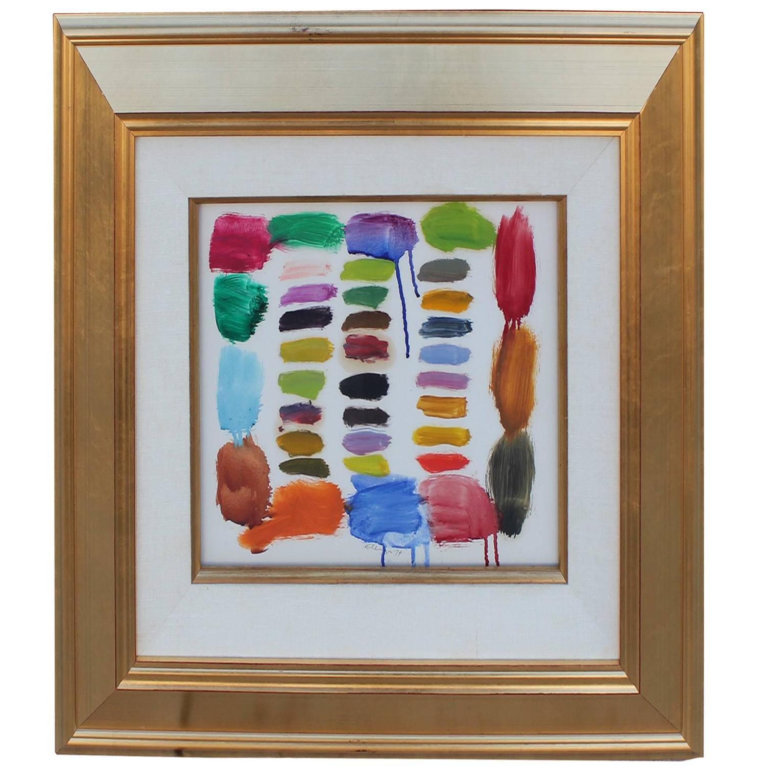 Ida Rittenberg Kohlmeyer Small Cluster Painting at 1stdibs