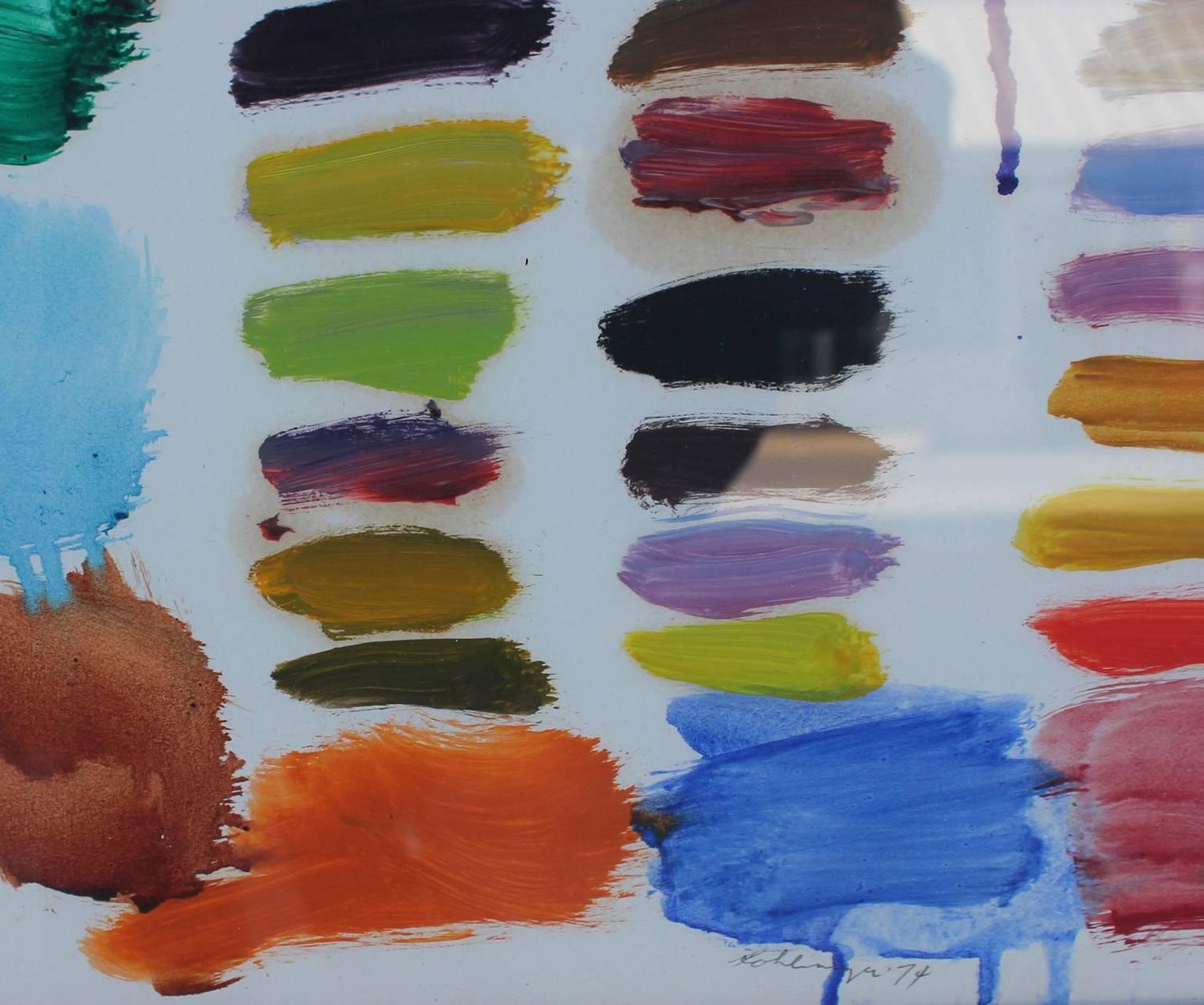 Ida Rittenberg Kohlmeyer Small Cluster Painting at 1stdibs