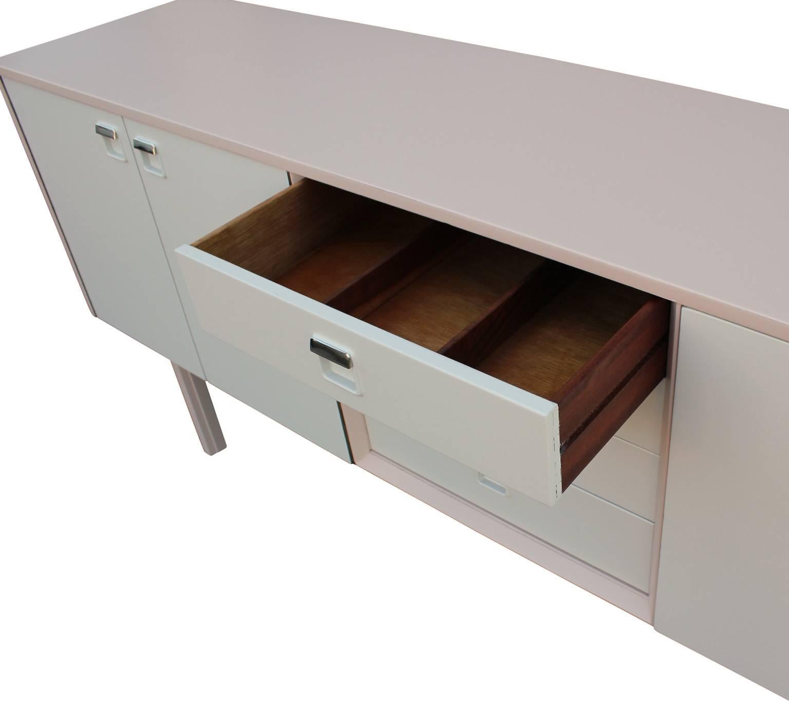 Stunning Pale Blush and Ivory Lacquered Sideboard at 1stDibs | ivory ...