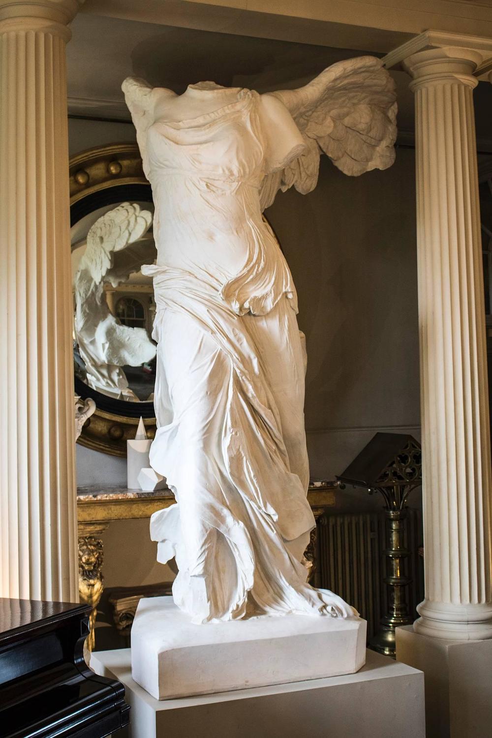 Rare 20th Century Monumental Plaster Nike Statue, Winged Victory of ...