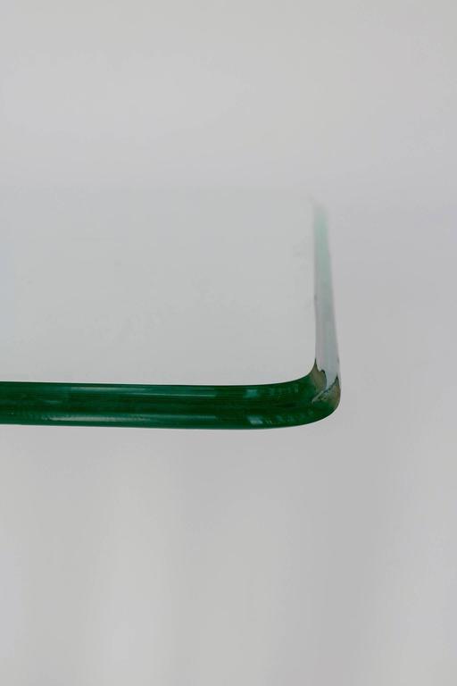 Architectural Pillar Console Table in Perspex Lucite Columns, Mid ...