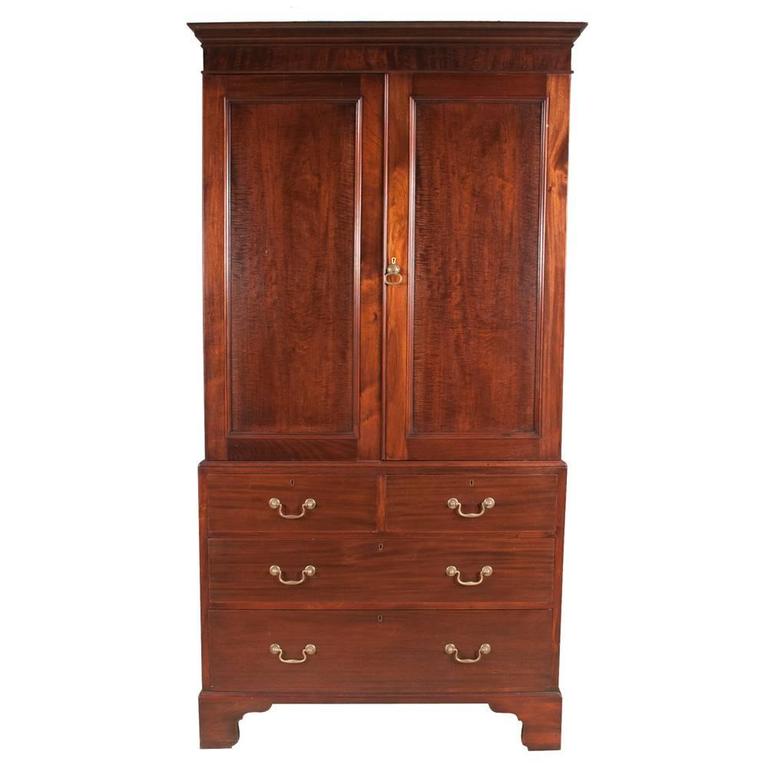 Sheraton Linen Press For Sale at 1stDibs