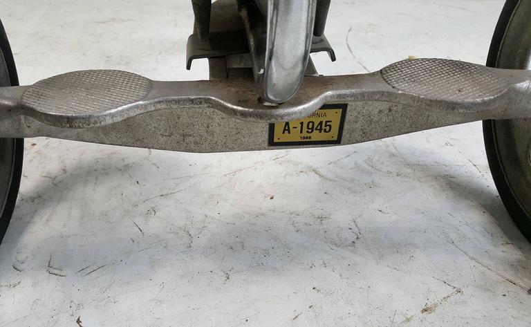 "Lo-Boy" Aluminium Tricycle by Converto with Elusive Seat Back, circa ...