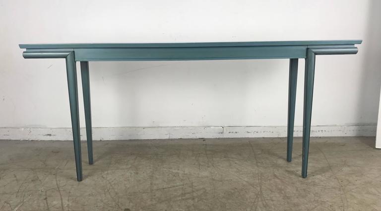 Asian Modern Blue Lacquer Console Table by Fine Arts Furniture, James ...
