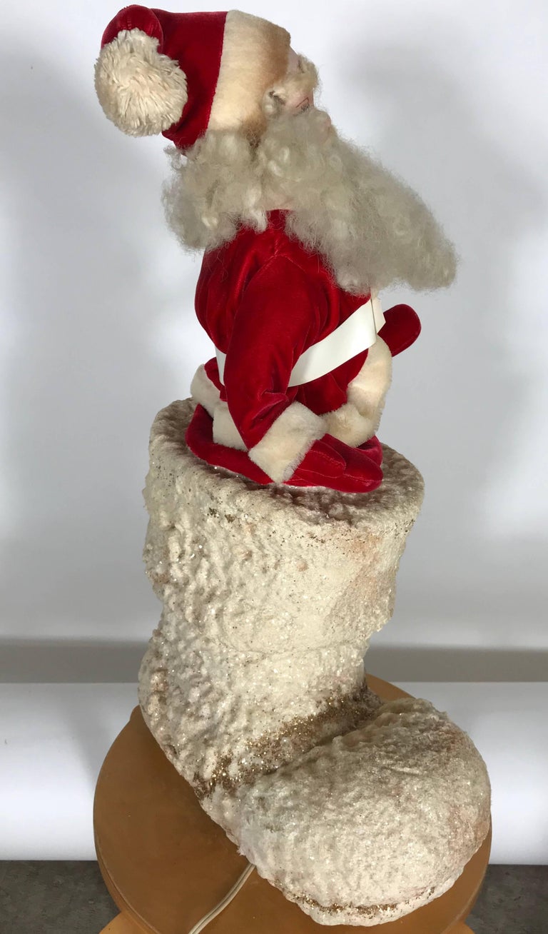 1950s "Santa" Automatron, Motorized Christmas Display at 1stDibs ...