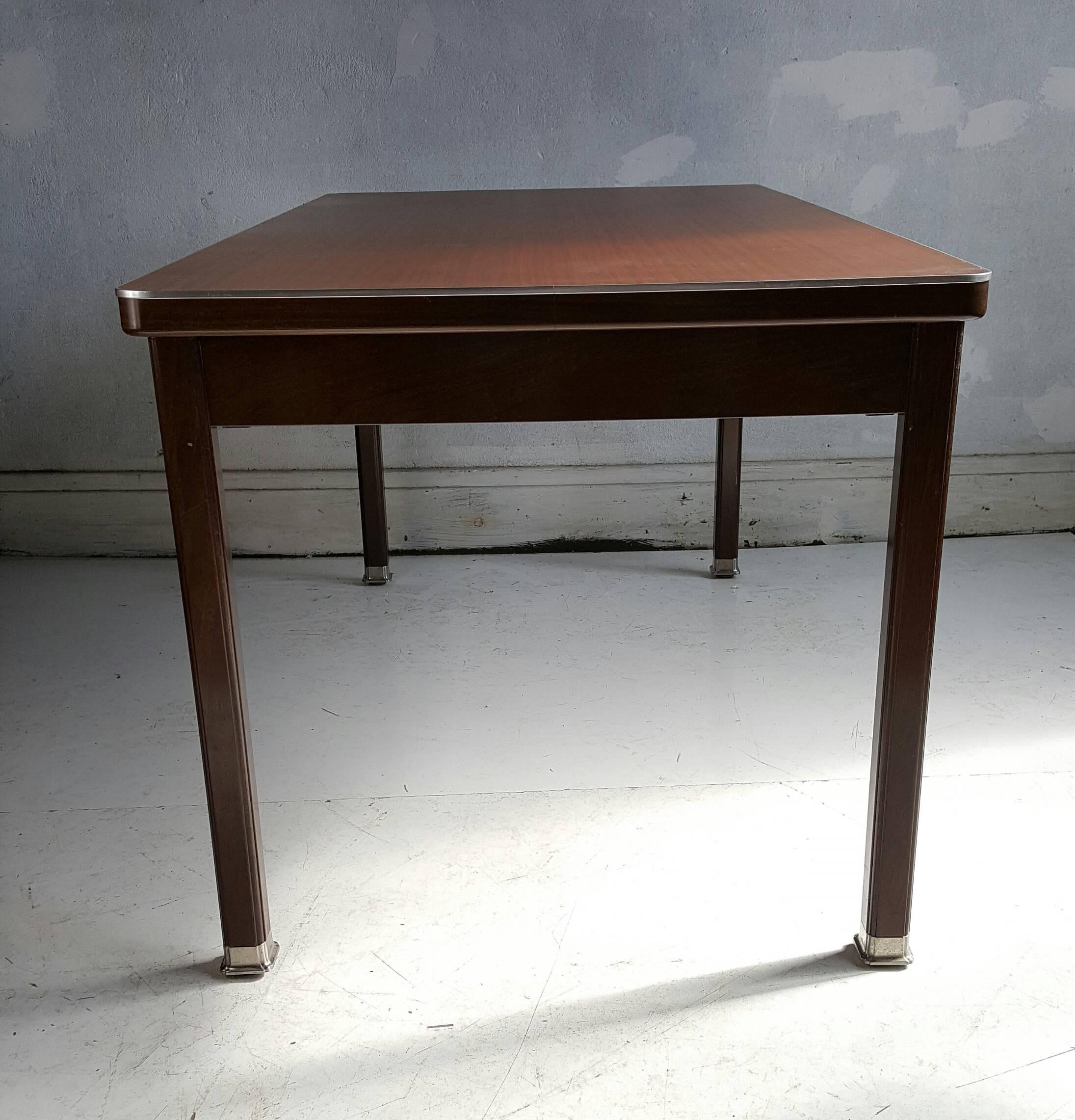 Classic Modernist Shaw Walker Steel Desk Writing Table at 1stDibs ...
