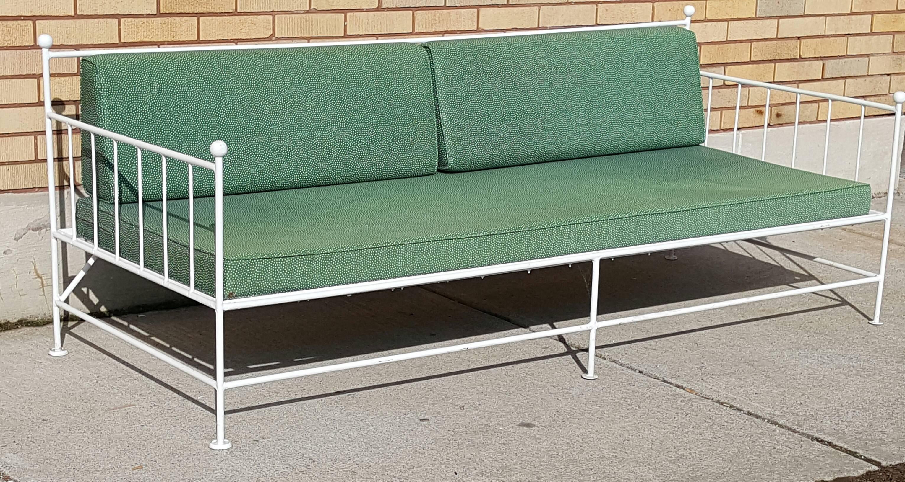 Mid-Century Modern Three-Piece Iron Patio /Garden Set Made by Woodard ...