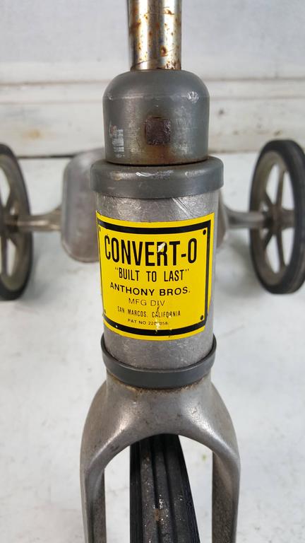 "Lo-Boy" Aluminium Tricycle by Converto with Elusive Seat Back, circa ...