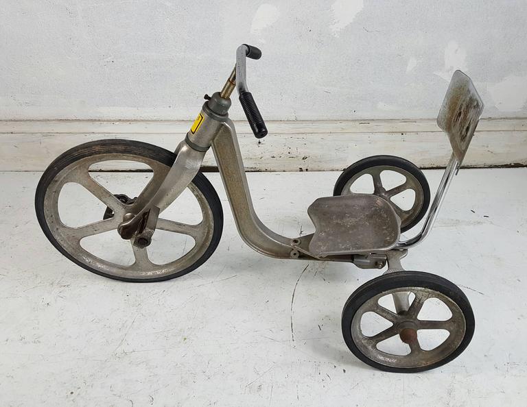 "Lo-Boy" Aluminium Tricycle by Converto with Elusive Seat Back, circa ...
