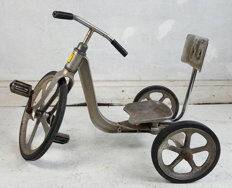 "Lo-Boy" Aluminium Tricycle by Converto with Elusive Seat Back, circa ...