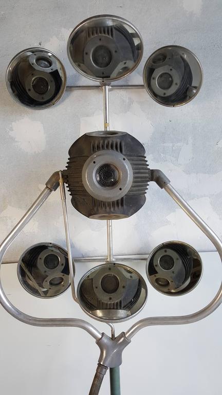 Monumental Antique Industrial Operay Multibeam Surgical Lamp For Sale ...