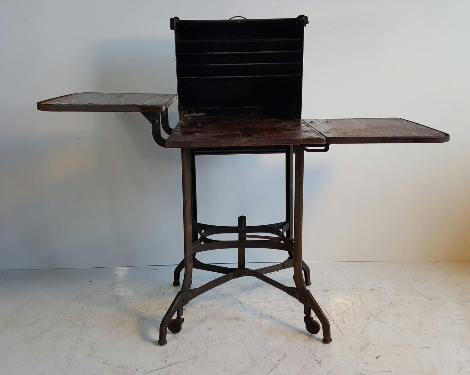 Industrial Typewriter Table/Stand, Desk Manufactured by Toledo, circa ...