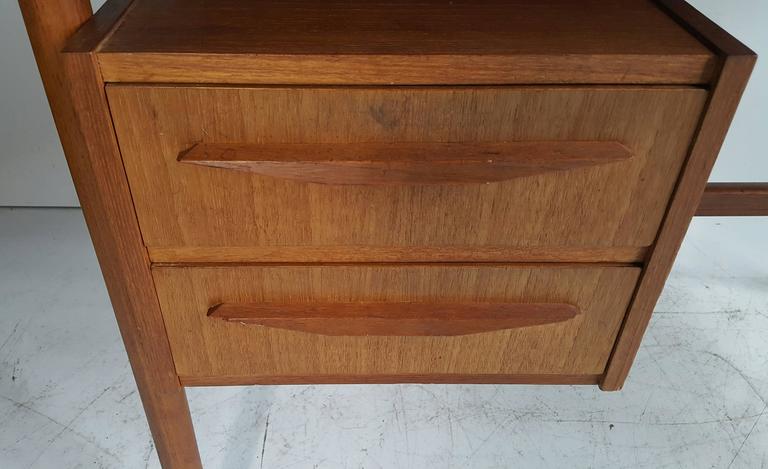 Small Teak Desk by G. Tibergaard for Ikast Møbelfabrik, Denmark at ...