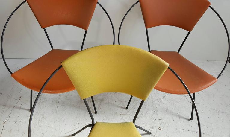Classic Mid-Century Modern Iron "Hoop" Chair after Salterini at 1stDibs