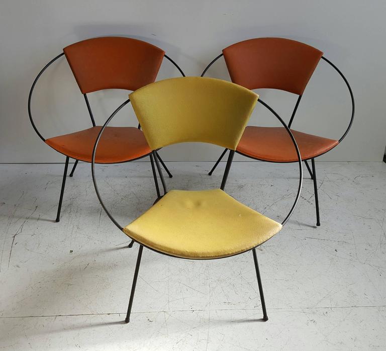 Classic Mid-Century Modern Iron "Hoop" Chair after Salterini at 1stDibs ...