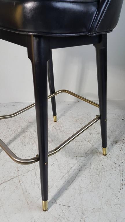 Set of Four Classic 1960s Bar /Counter Stools by Shelby Williams at 1stDibs